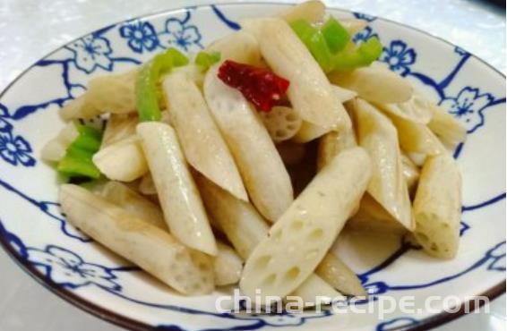 The recipe for crispy lotus root - Chinese recipe